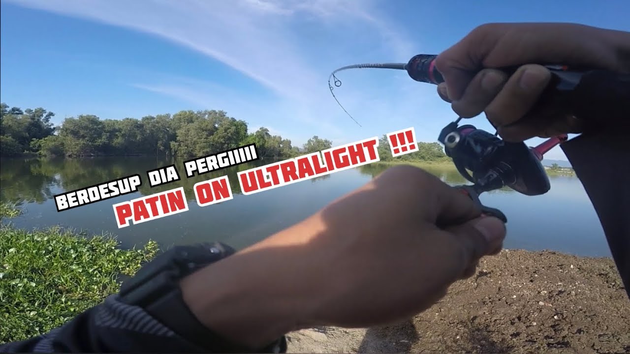FIRST CAST TERUS STRIKE!! | Rod DRAVE Knight Sabre 1-4lb - YouTube