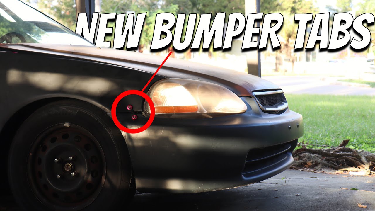 MY EK Civic Gets A Quick Release Bumper - Installed It In 5mins! - YouTube
