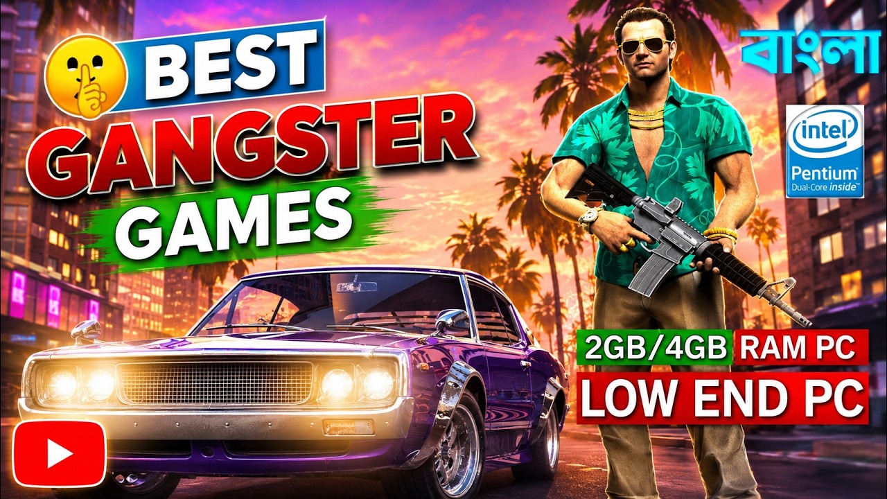 Open World Gangster Games for Low End Pc🔥| Bangla Gaming - YouTube