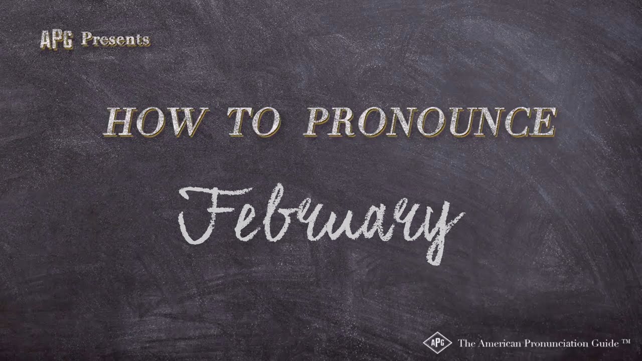 How to Pronounce February (Real Life Examples!) - YouTube