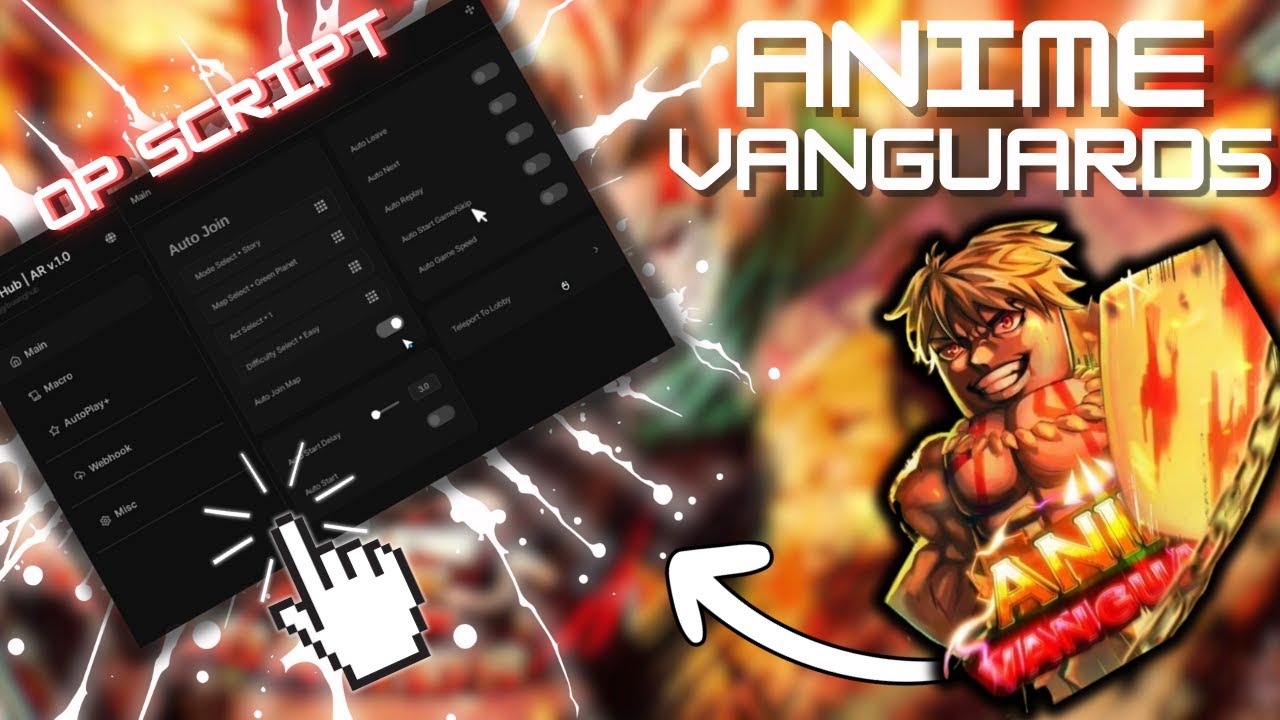 *NEW* Anime Vanguards Script (PASTEBIN 2025) (INFINITE GEMS MACRO ...