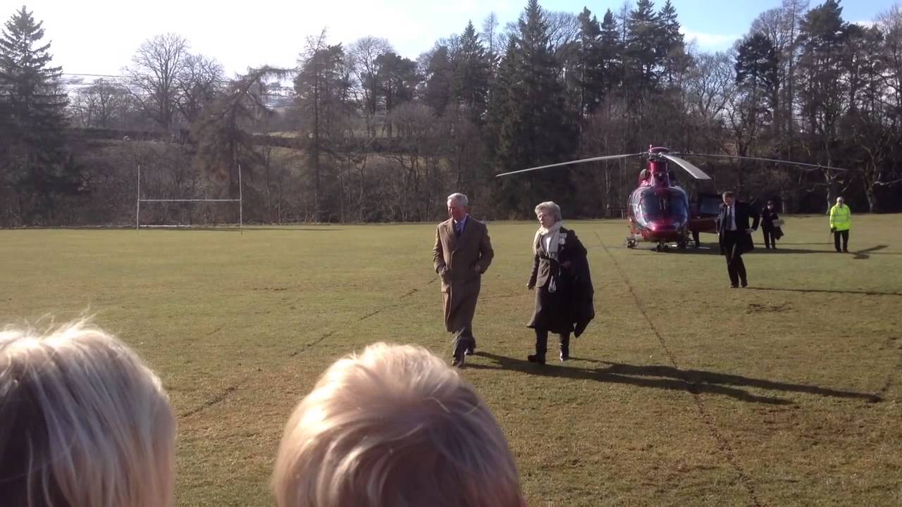 The Prince comes to Alston Town - YouTube