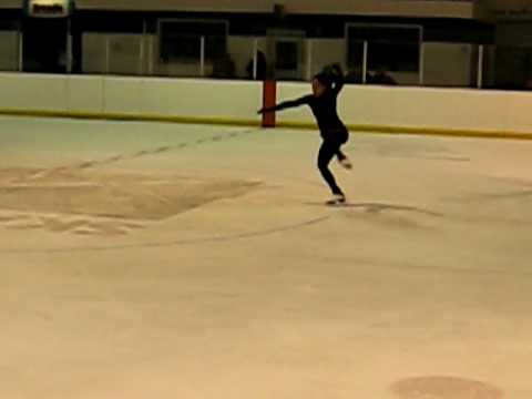 Figure skating sit spin - back sit spin - YouTube