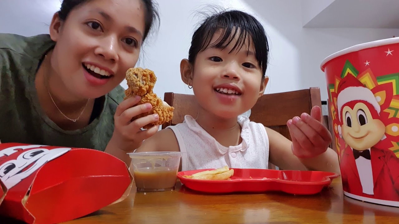 Eating jollibee - YouTube