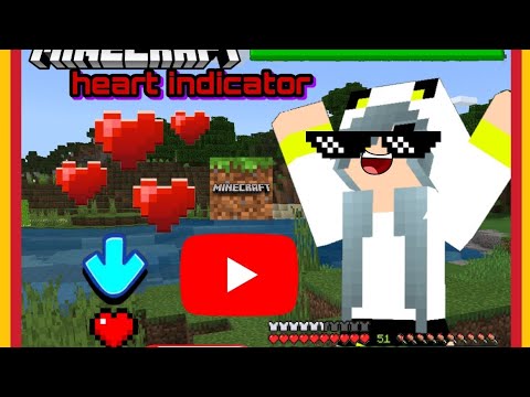 (💜 heart indicator ️) in Minecraft bedrock edition {1.18.12} and {1.18 ...