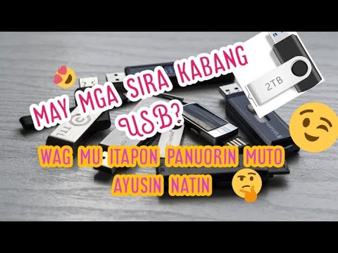 paano ayusin ang flash drive/ usb - YouTube