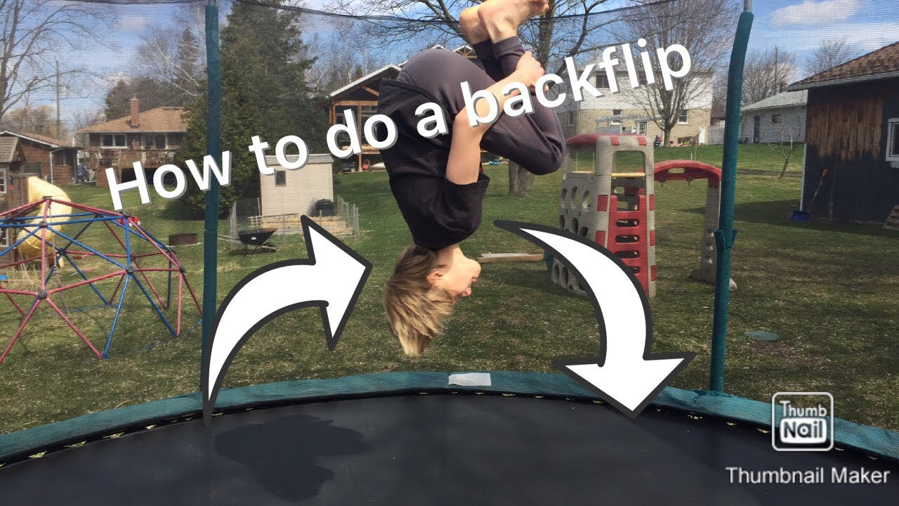 How to safely do a backflip - YouTube