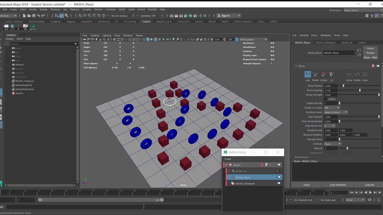 mash placer node - YouTube