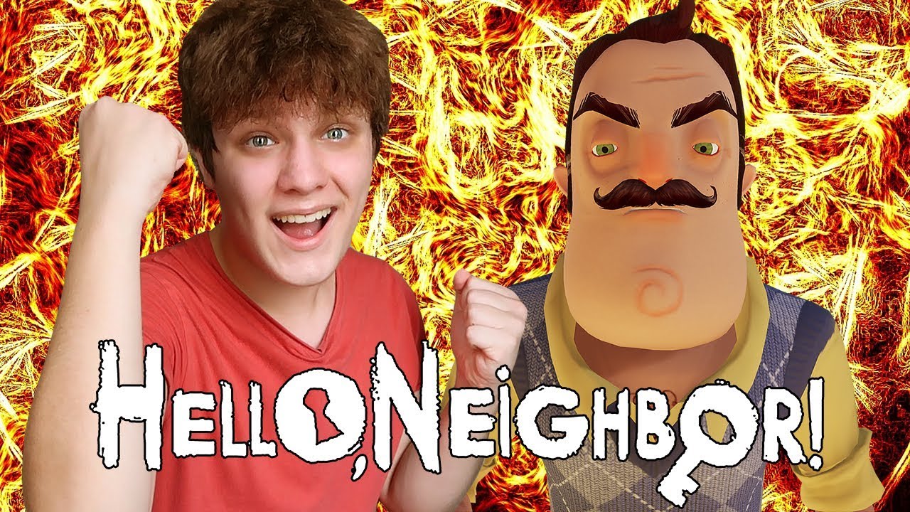 O CHÃO É LAVA NO HELLO NEIGHBOR ! - YouTube