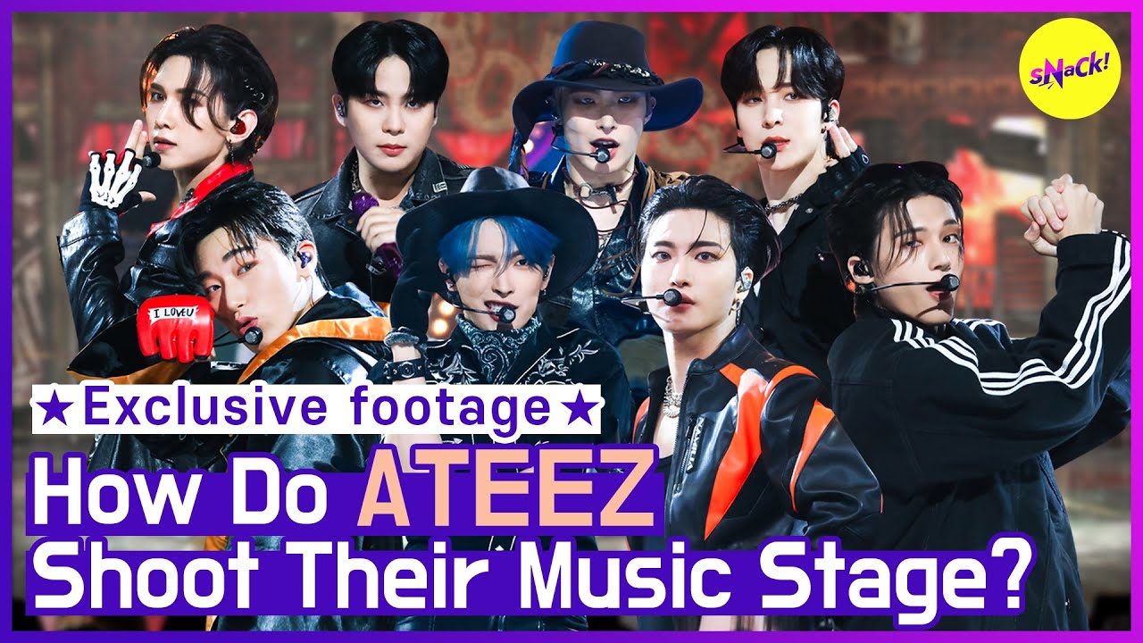 [EXCLUSIVE] How do ATEEZ shoot their music stage? (ENG) - YouTube