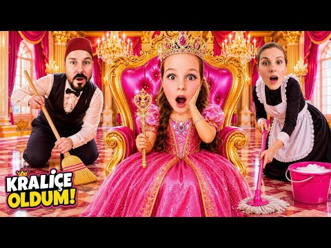 ADA KRALİÇE OLDU BABASI KÖLE! TÜM GÜN ADA'YA HİZMET ETTİK! KOMİK SON!