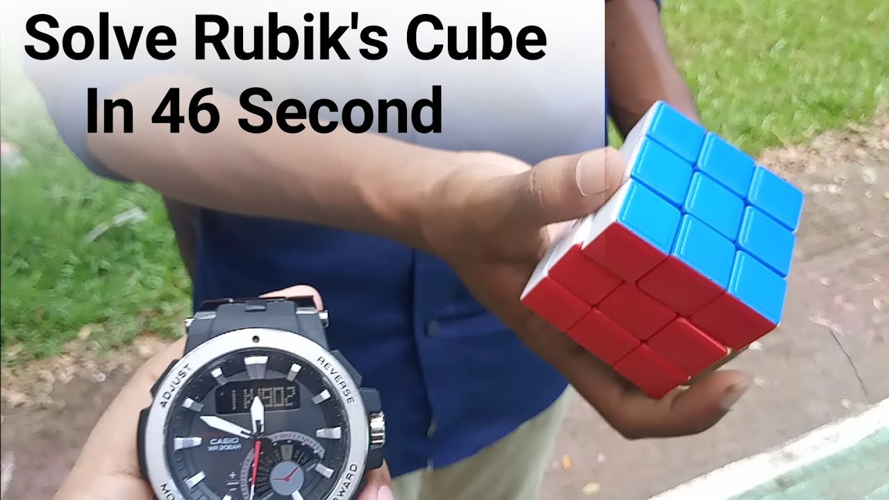 BEST RUBIK'S CUBE PLAYER | SOLVE RUBIK'S CUBE IN 45 SECOND | #RUBIKS ...