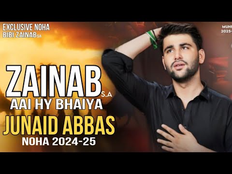 New Nohay 2024 | Zainab (sa) Aai Hey | Junaid Abbas - YouTube