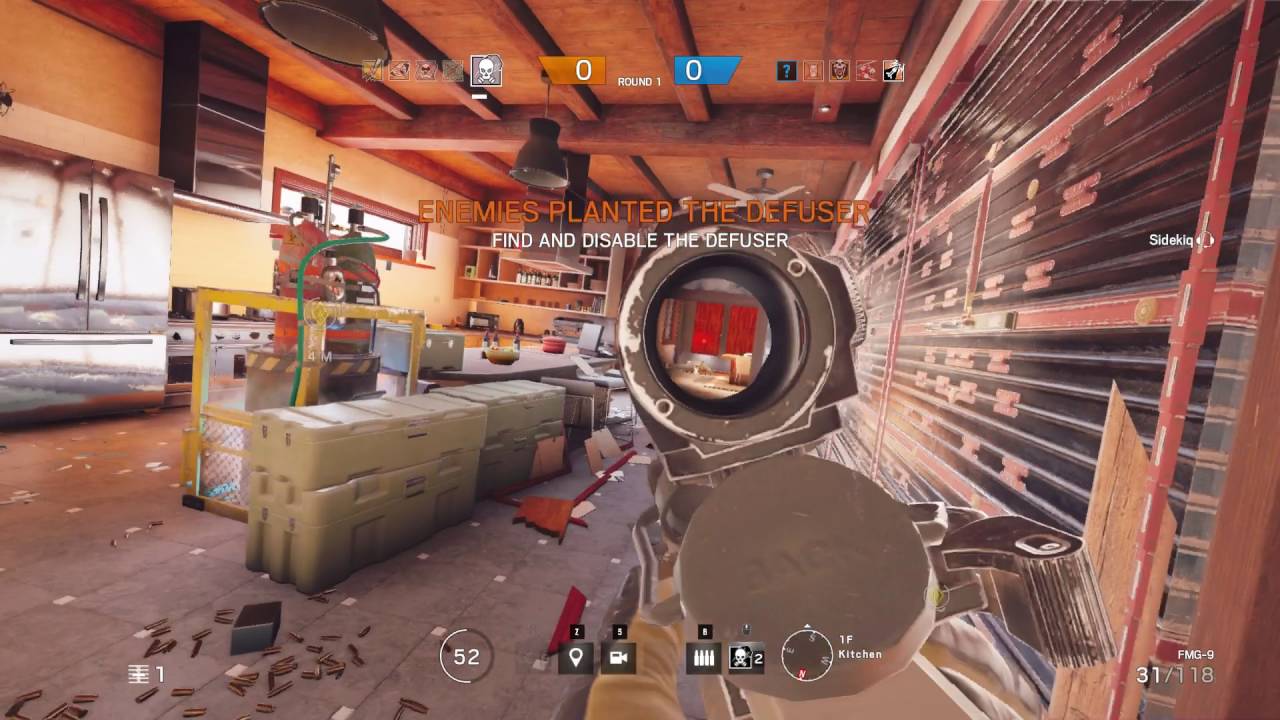 1v5 defuse Rainbow 6 Siege - Ranked - YouTube