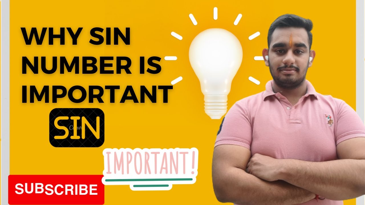 Why SIN number is Important ? #canada #important// @mrvermajourneys ...