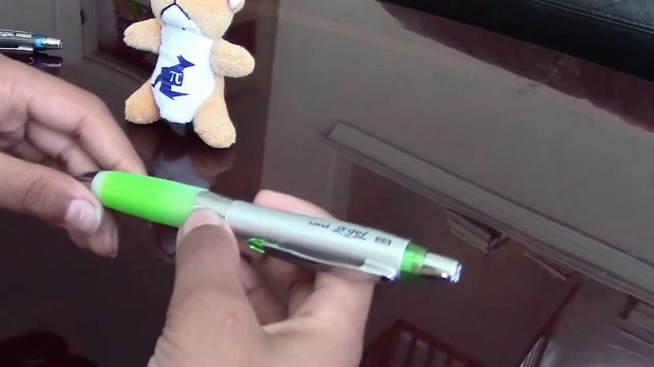 Uni Alpha Gel Shaker Mechanical Pencil - YouTube