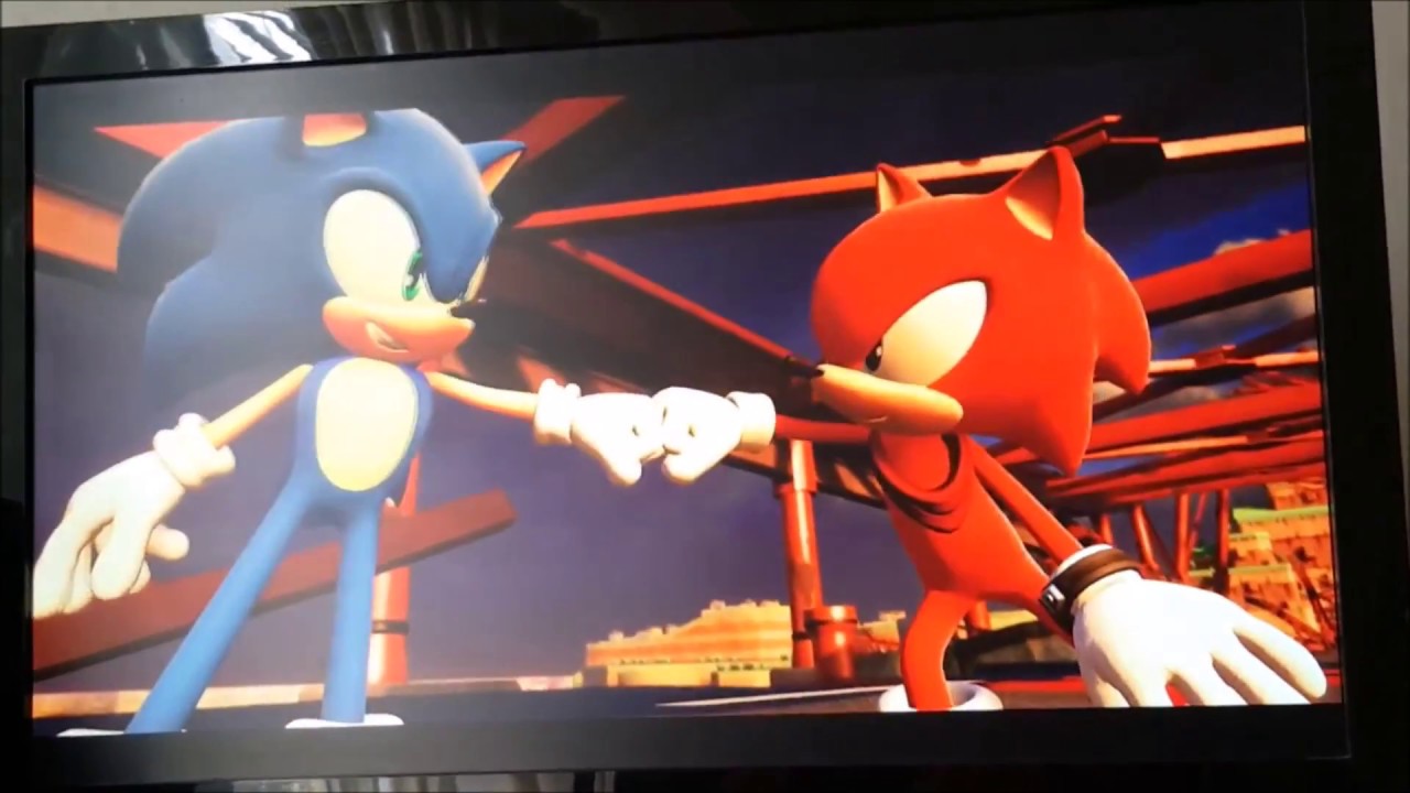 Sonic Forces Red Gate Bridge Sonic and Avatar Hedgehog vs Metal Sonic ...