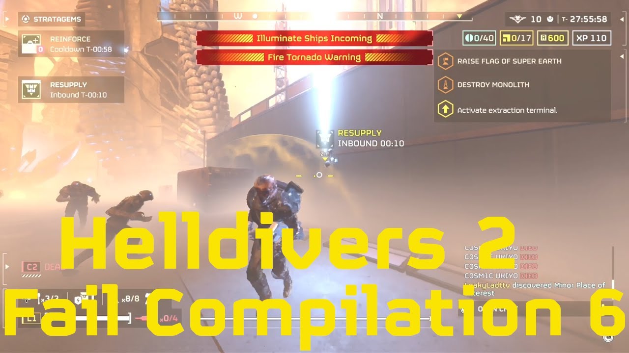Helldivers 2: (Fail Compilation Part 6) - YouTube