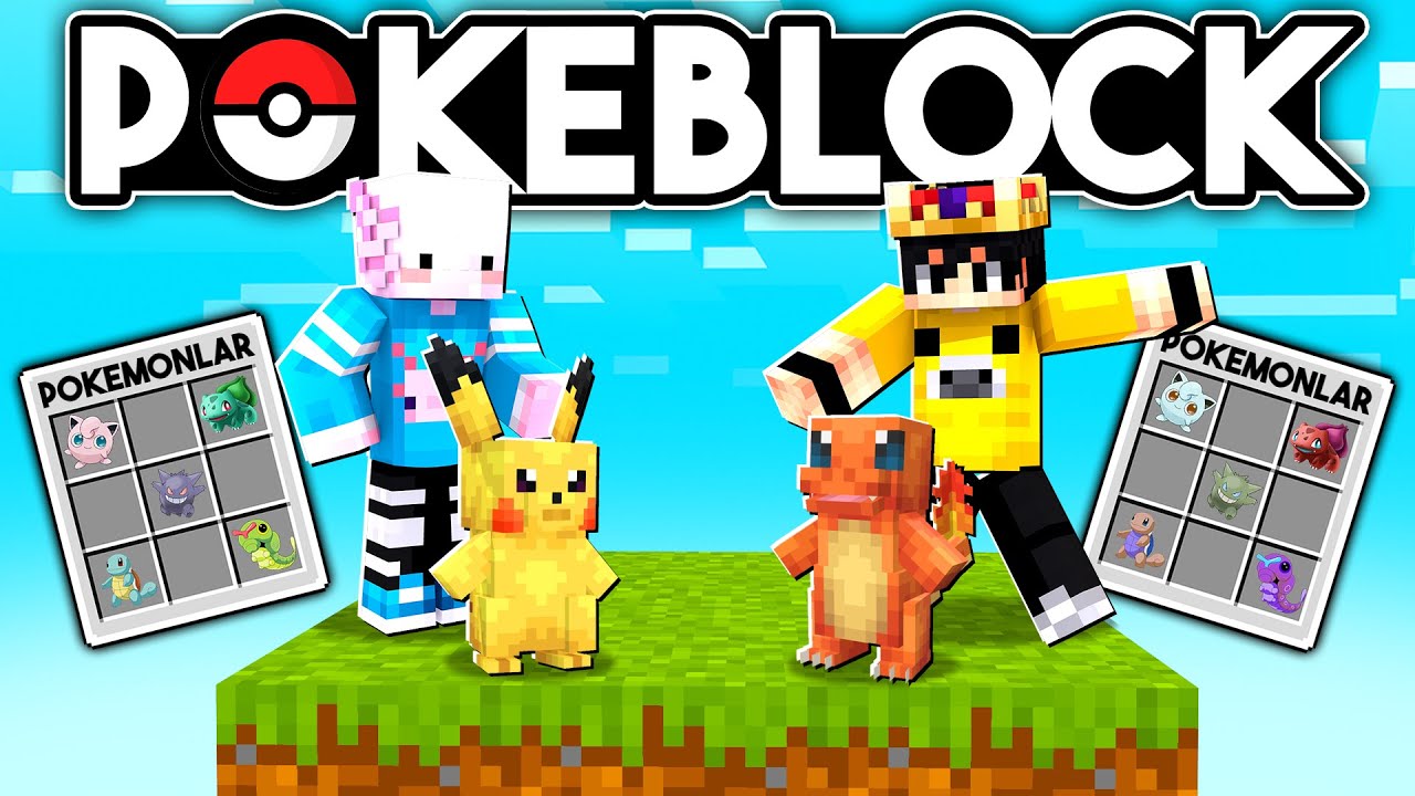 YEPYENİ POKEMONLAR! | PokeBlock | Minecraft | Bölüm 3 - YouTube