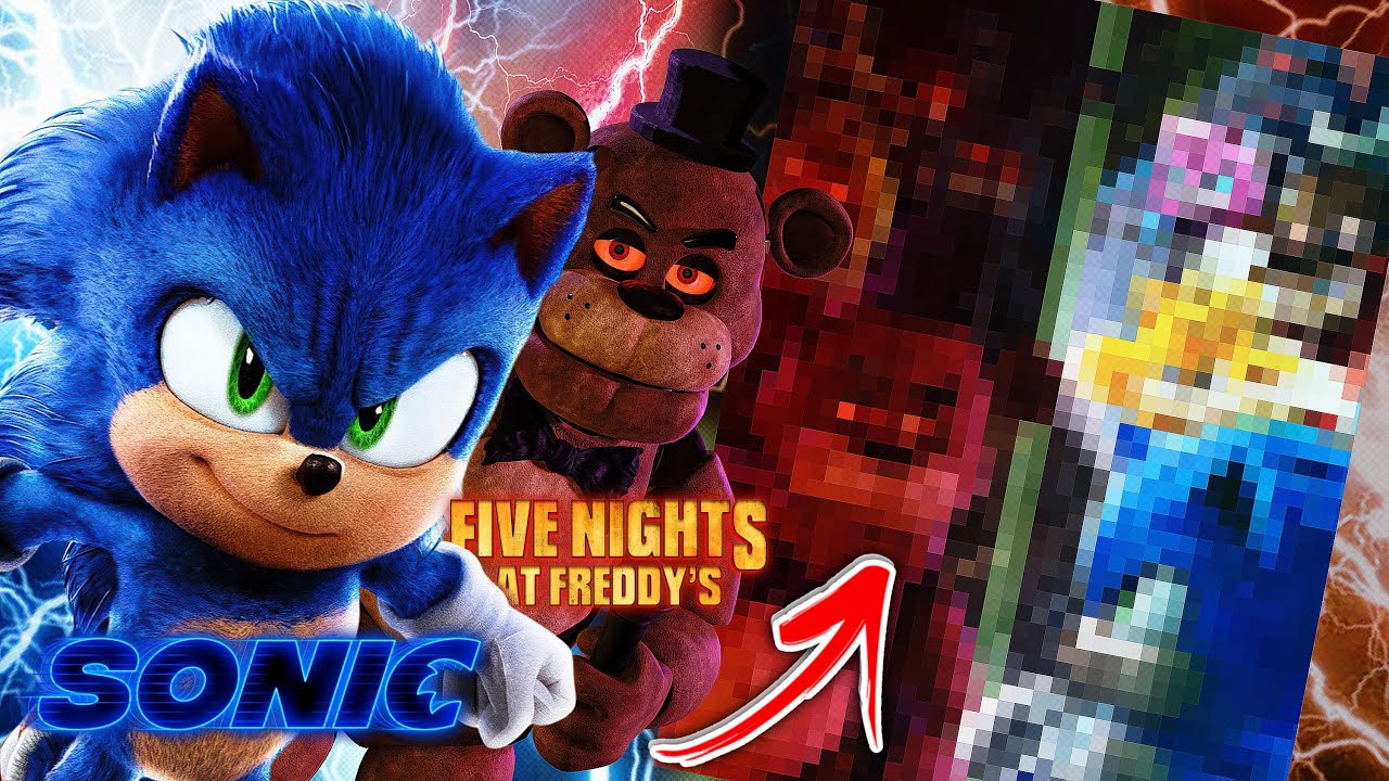Making A Custom Sonic the Hedgehog vs Five Nights at Freddy’s poster ...