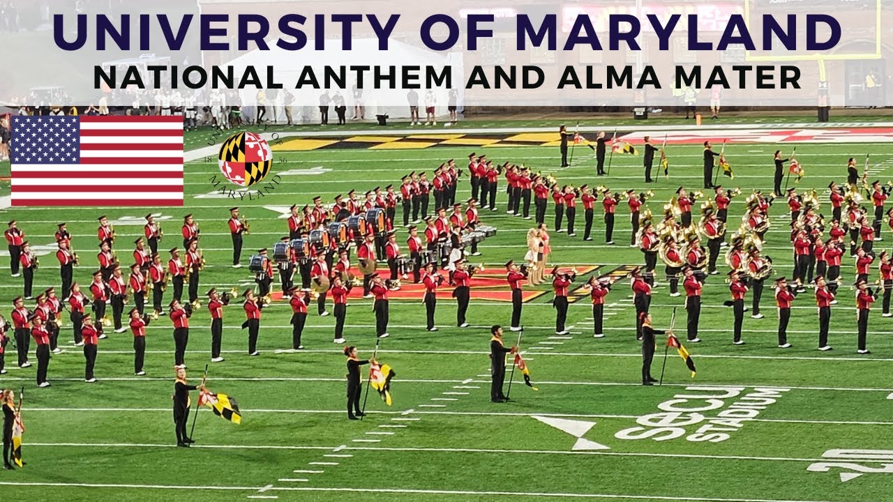 National Anthem and Alma Mater - UMD Mighty Sound of Maryland Marching ...
