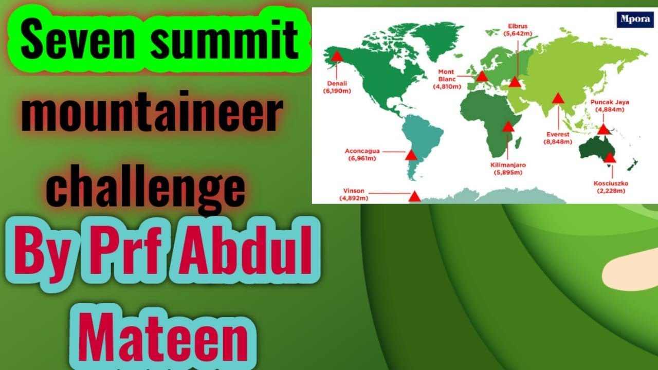 what is seven summit || highest peaks of seven continents|| deepest ...