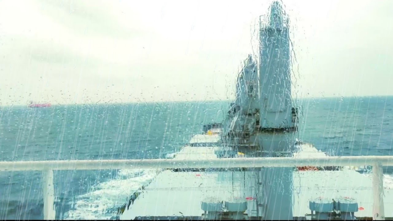 Sailing Vessel Window Rain Sounds on Window Calm Rain, Rain for Sleep ...