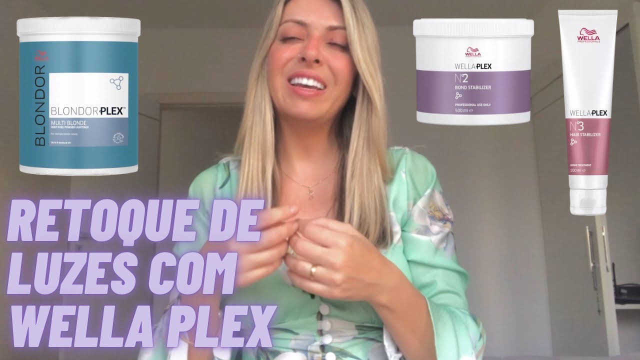 RESENHA WELLA PLEX 🤔 Minha experiência com os 3 passos no retoque de ...