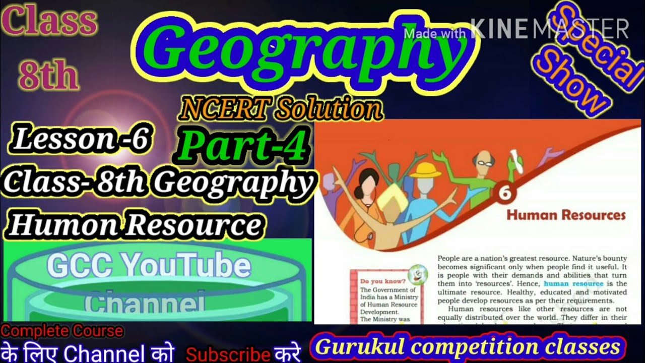 NCERT Class 8 Geography Chapter 6 Human Resources English CBSE Part 4 ncert-class-8-geography-chapter-6-human-resources-english-cbse-part-4
