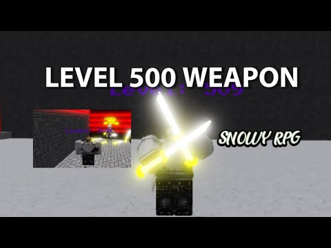 Level 500 Weapon Location - SNOWY RPG - YouTube