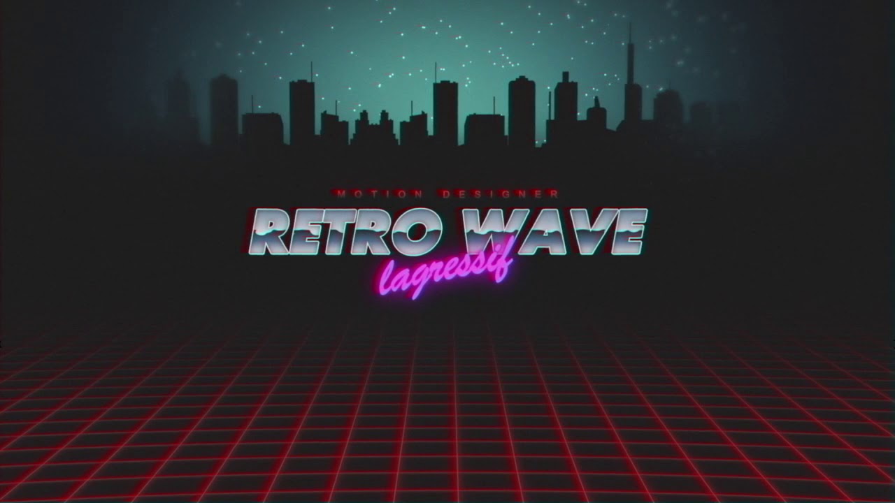 Retro Wave Intro 2 | After Effects Template - YouTube