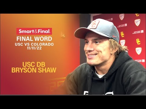 USC DB Bryson Shaw on earning a starting role, Tuli Tuipulotu’s impact ...