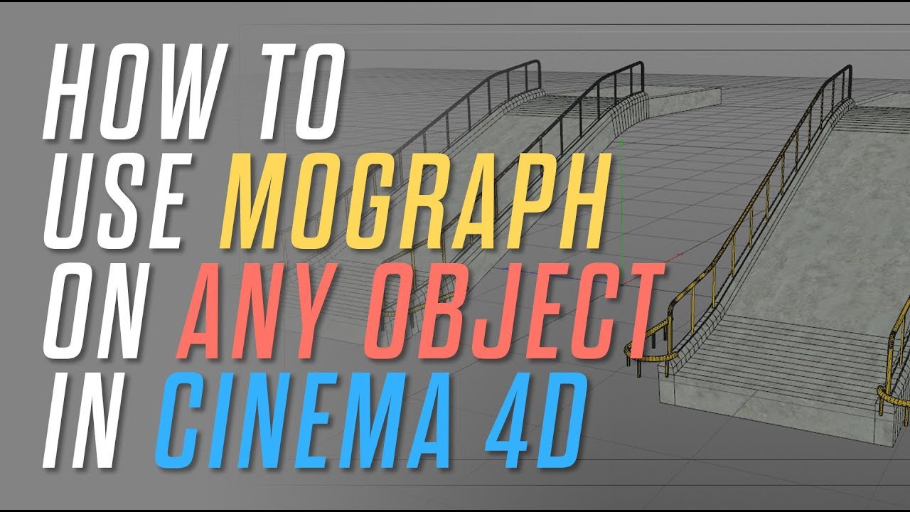 How To Use Mograph On ANY Object In Cinema 4D - YouTube