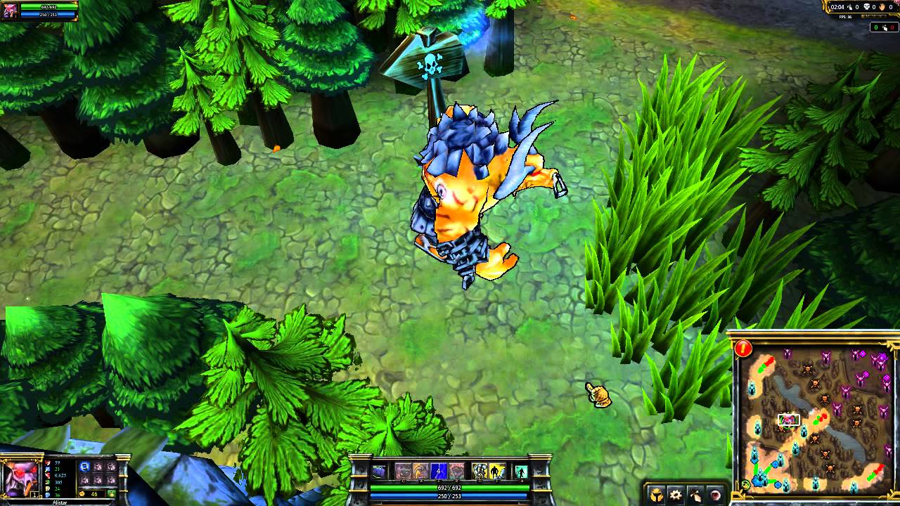 League of Legends: Golden Bull Alistar In-Game Skin - YouTube