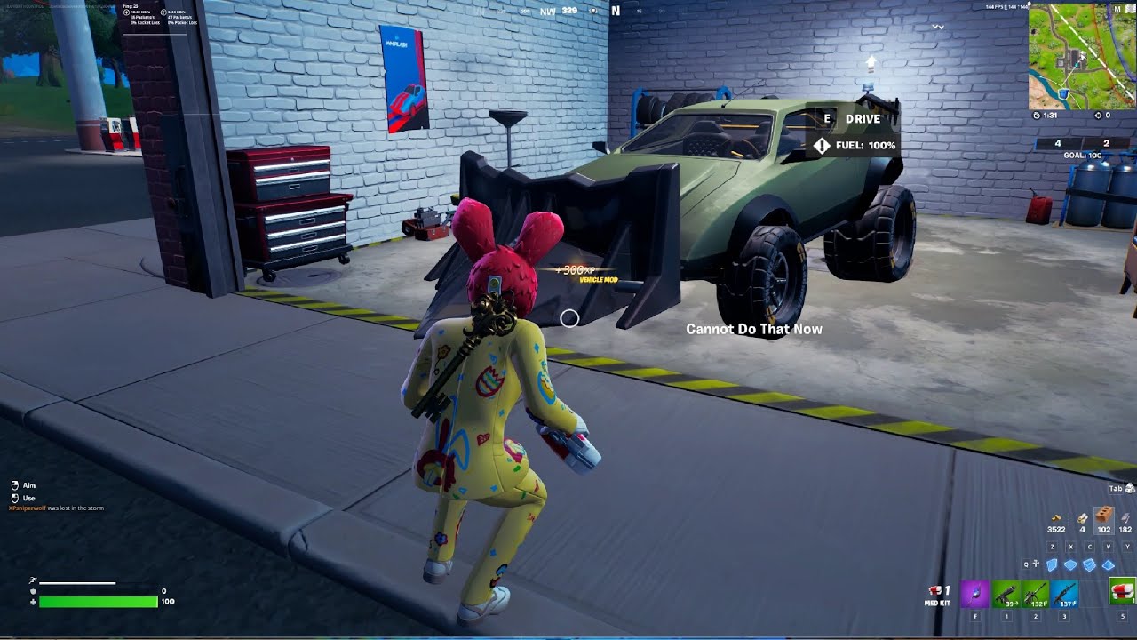 Mod a Vehicle with the Cow Catcher Season Quest - Fortnite - YouTube