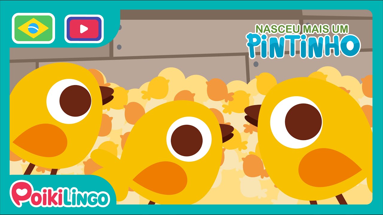 Contando Os Pintinhos da Fazendinha do Poiki🐣 Desenho Animado - YouTube