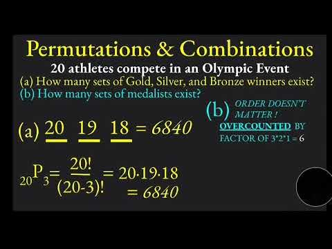 Permutations (nPr) and Combinations (nCr): An Example - YouTube