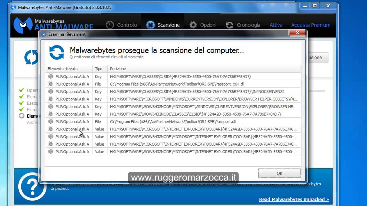 Malwarebytes: programma gratuito per rimuovere toolbar, malware e ...