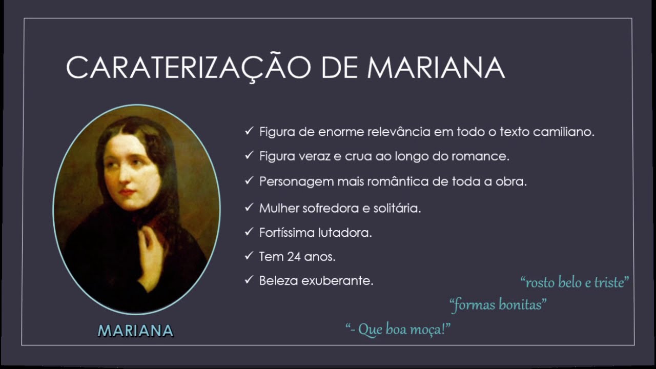 A existência de Mariana em Amor de Perdição - YouTube