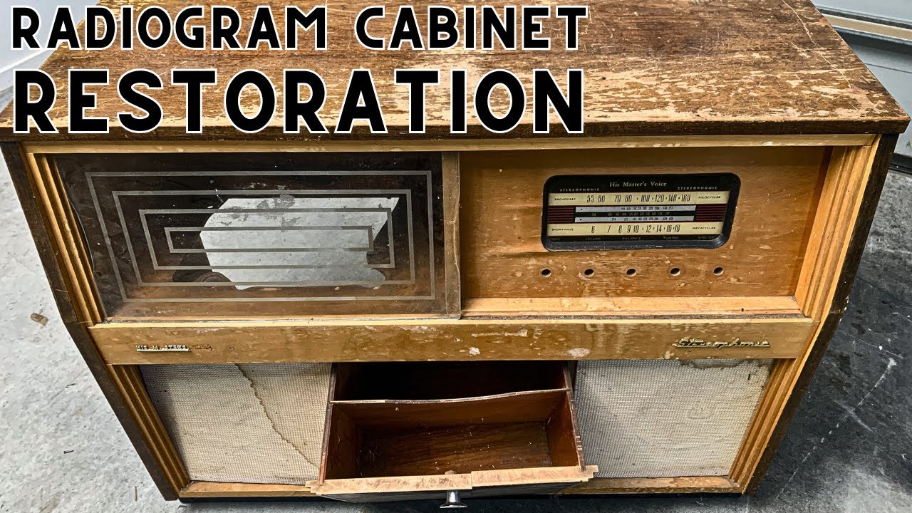 Restoration of a Vintage Radiogram Cabinet - YouTube