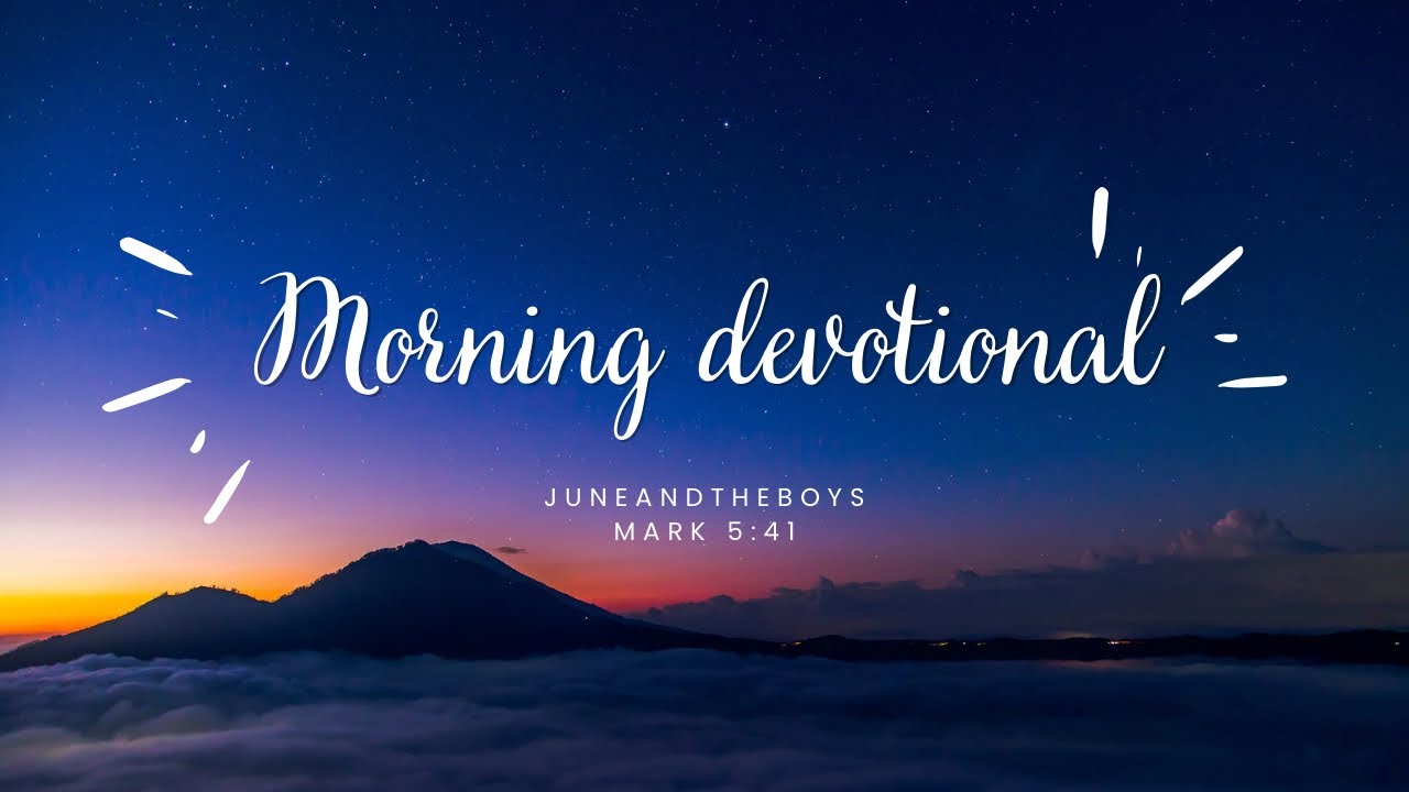 Jesus Calling morning devotional ️ - YouTube