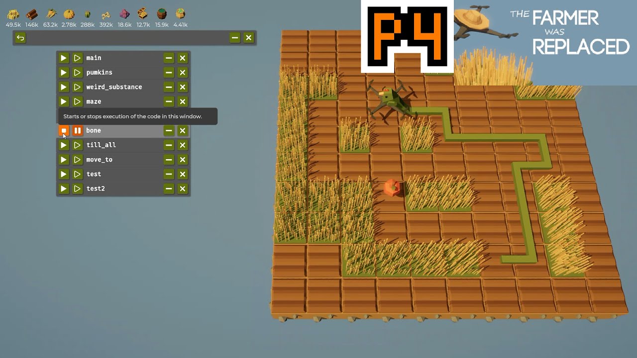 [CodeGame] The Farmer Was Replaced - #4 - YouTube