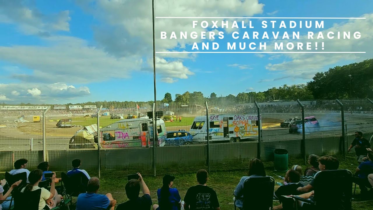 FOXHALL STADIUM BANK HOLIDAY RACING!! BIG CRASHES (FT BANGERS, CARAVAN ...