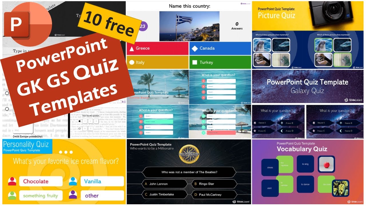 Top 10 FREE PowerPoint Quiz Template Design 2021 || Free PPT || EdTech ...