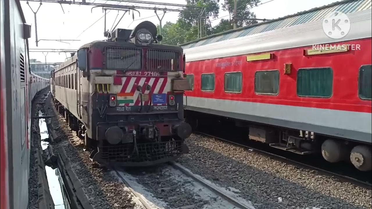 11019/Konark Express crossing 16340/Nagercoil - Mumbai CSMT Express at Lonavala - YouTube