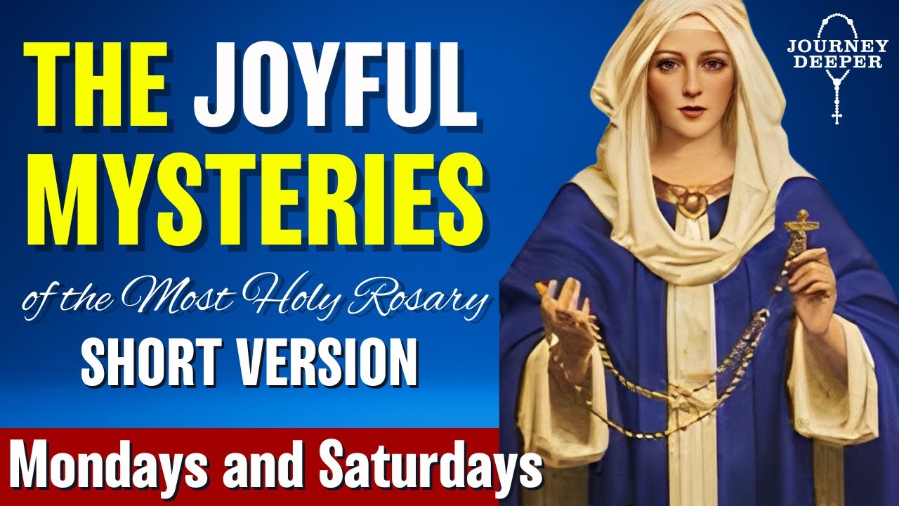The Joyful Mysteries Short VIRTUAL Holy Rosary for Mondays and Saturdays - YouTube