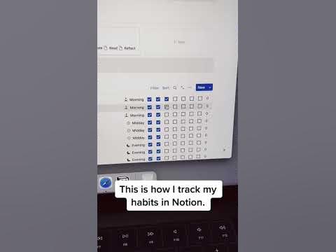 Notion Habit Tracker. #notion #notiontemplate #notiontutorial #notionapp - YouTube
