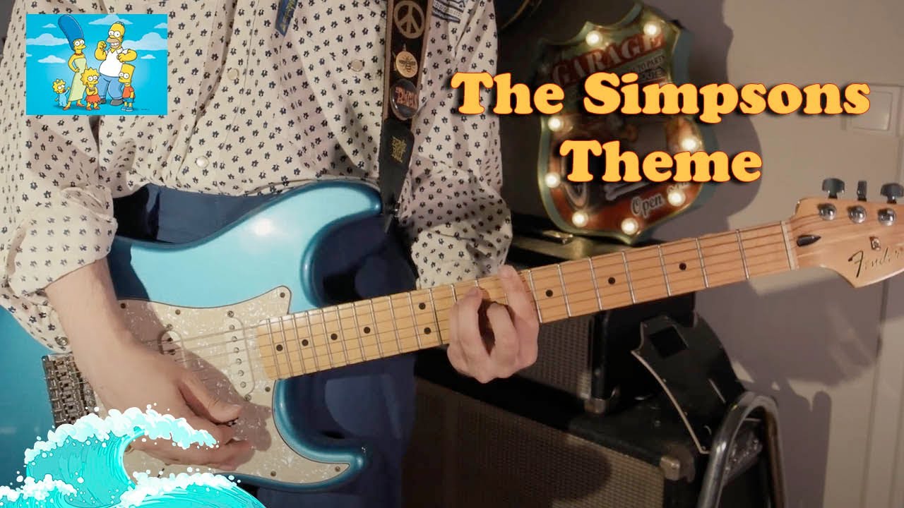 The Simpsons Theme (Surf-Rock cover) - YouTube