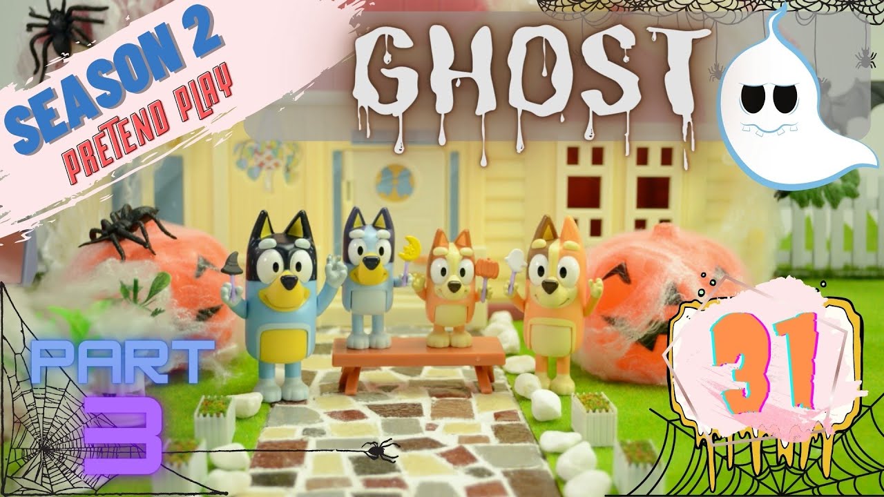 Bluey Halloween "Ghost" Part 3 feat Ghostbusters and Whisper of Yo-kai ...