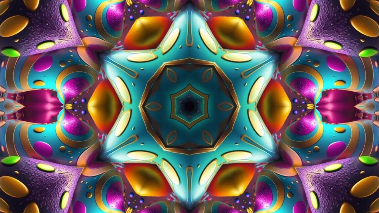 3D Hypnotic & Psychedelic Zoom | Kaleidoscope Art - YouTube